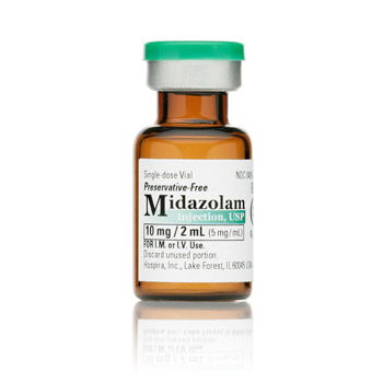 CIV Midazolam 10 mg/2 mL 5 mg/mL 2 mL SDV Preservative-Free, 10/Box ...