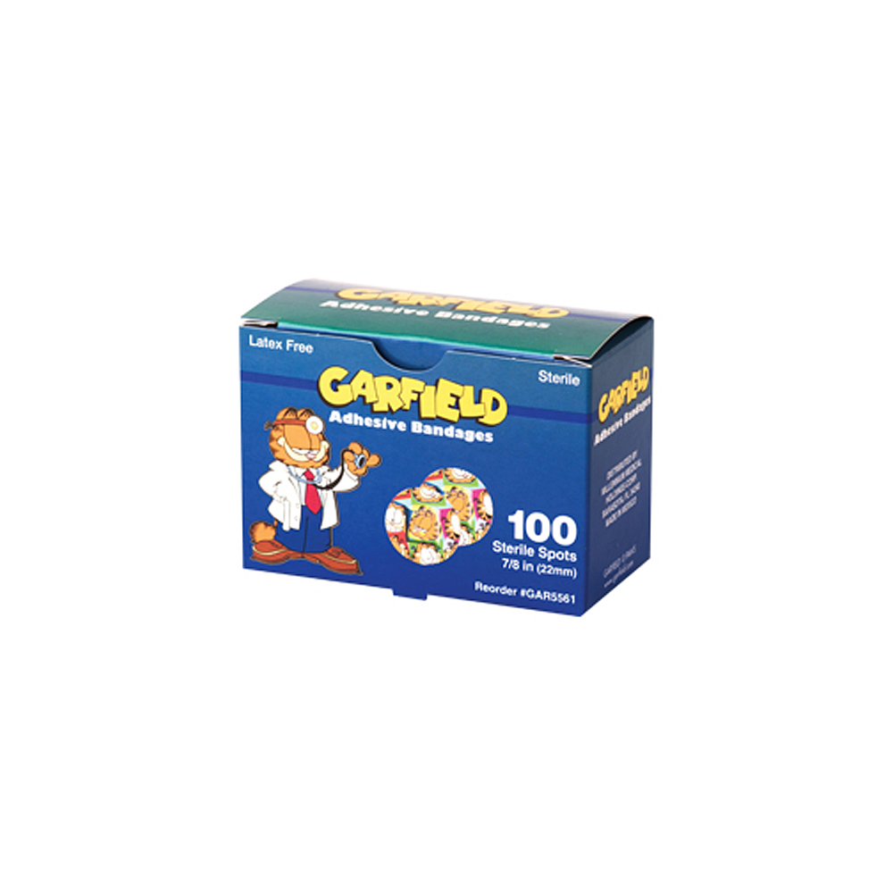 Bandage Adhesive Garfield Spot ⅞", 100/Bx | Dealmed Medical Supplies