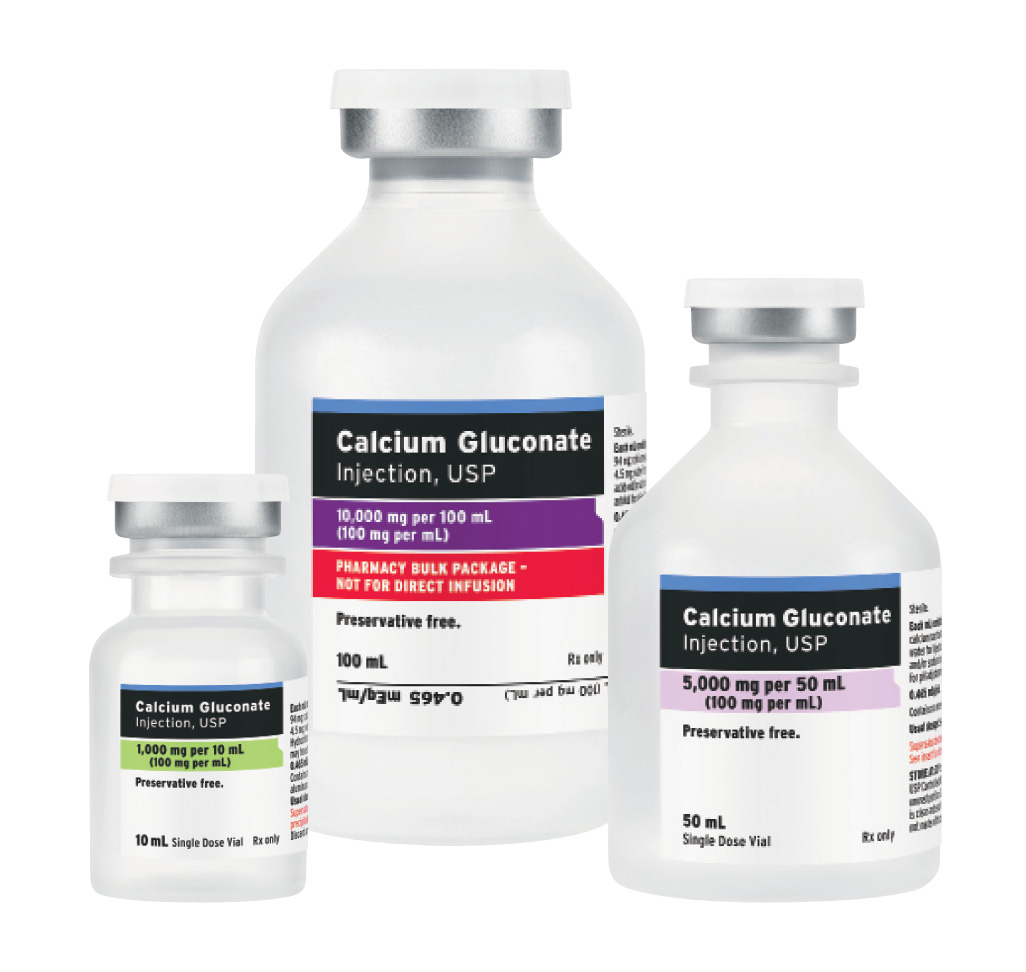 Calcium Gluconate 10% 100 mg/mL 50 mL SDV, Ea | Dealmed Medical Supplies