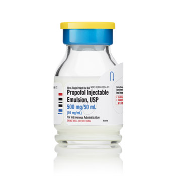 Propofol EDTA 1000 mg/100 mL 1% 10 mg/mL 100 mL Vial, 10/Bx