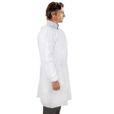 TrueCare Biomedix Lab Gowns, Disposable, Latex-Free, Case/50