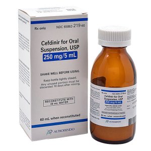 Cefdinir 250 mg/5 mL Oral Suspension 60 mL, Ea | Dealmed Medical Supplies