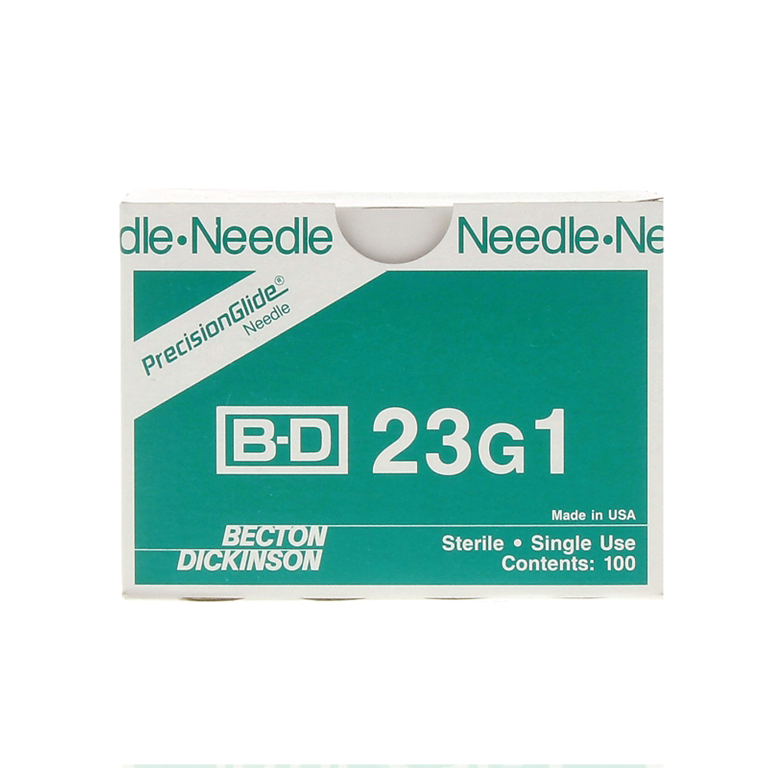 Hypodermic Needle 23G x 1" Regular Bevel, 100/Bx | Dealmed Medical Supplies