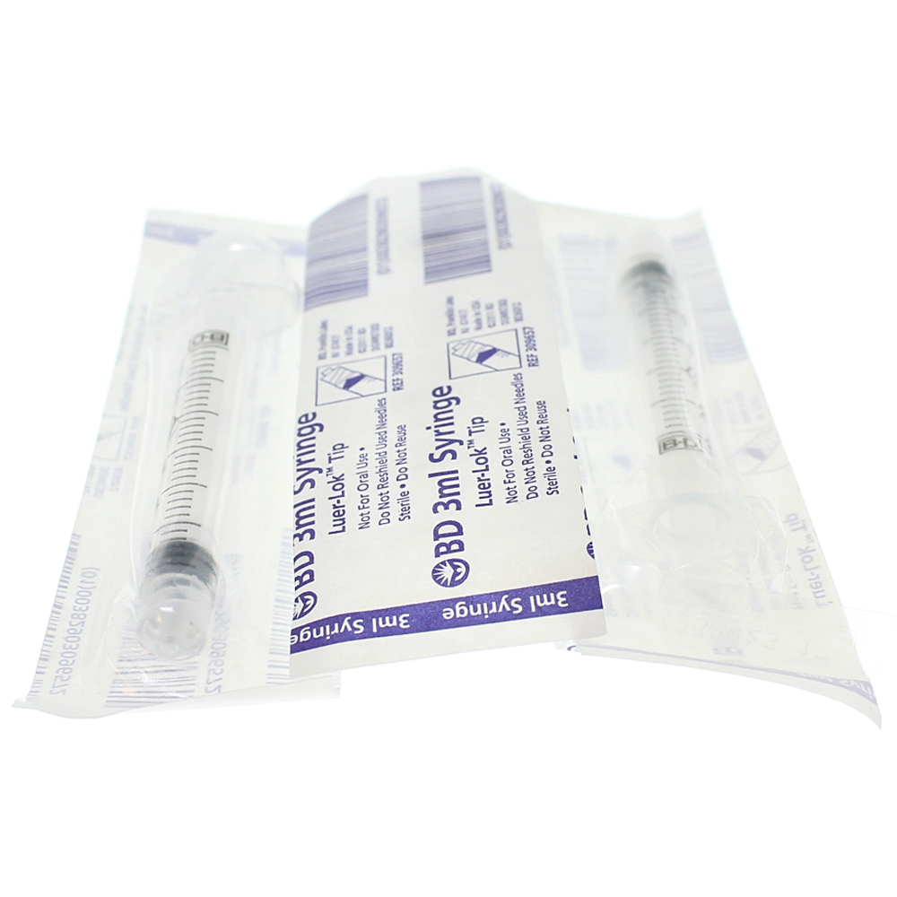 Syringe 3 mL LL, 200/Bx