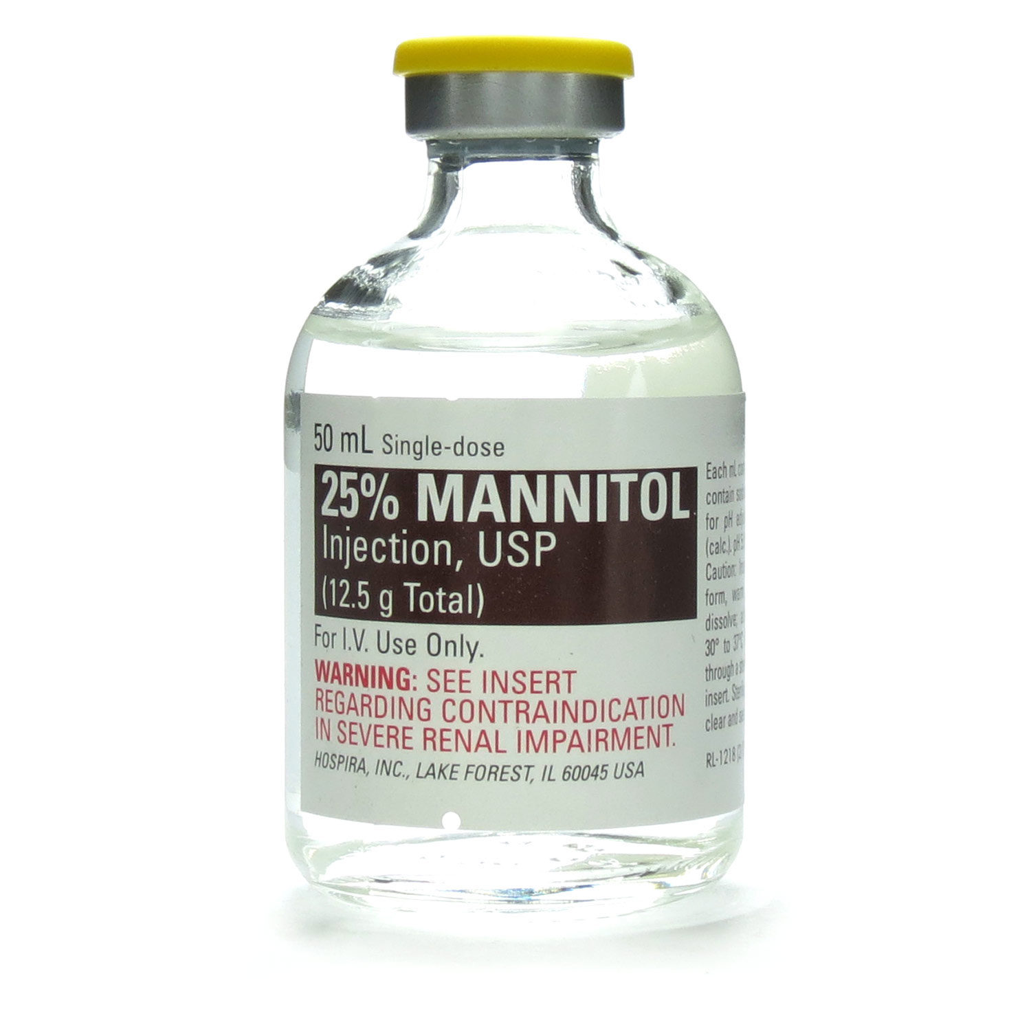 Mannitol 25 12 5 G 50 ML SDV 25 Bx Dealmed Medical Supplies Mannitol 25 12 5 G 50 ML SDV 25 Bx Dealmed Medical Supplies