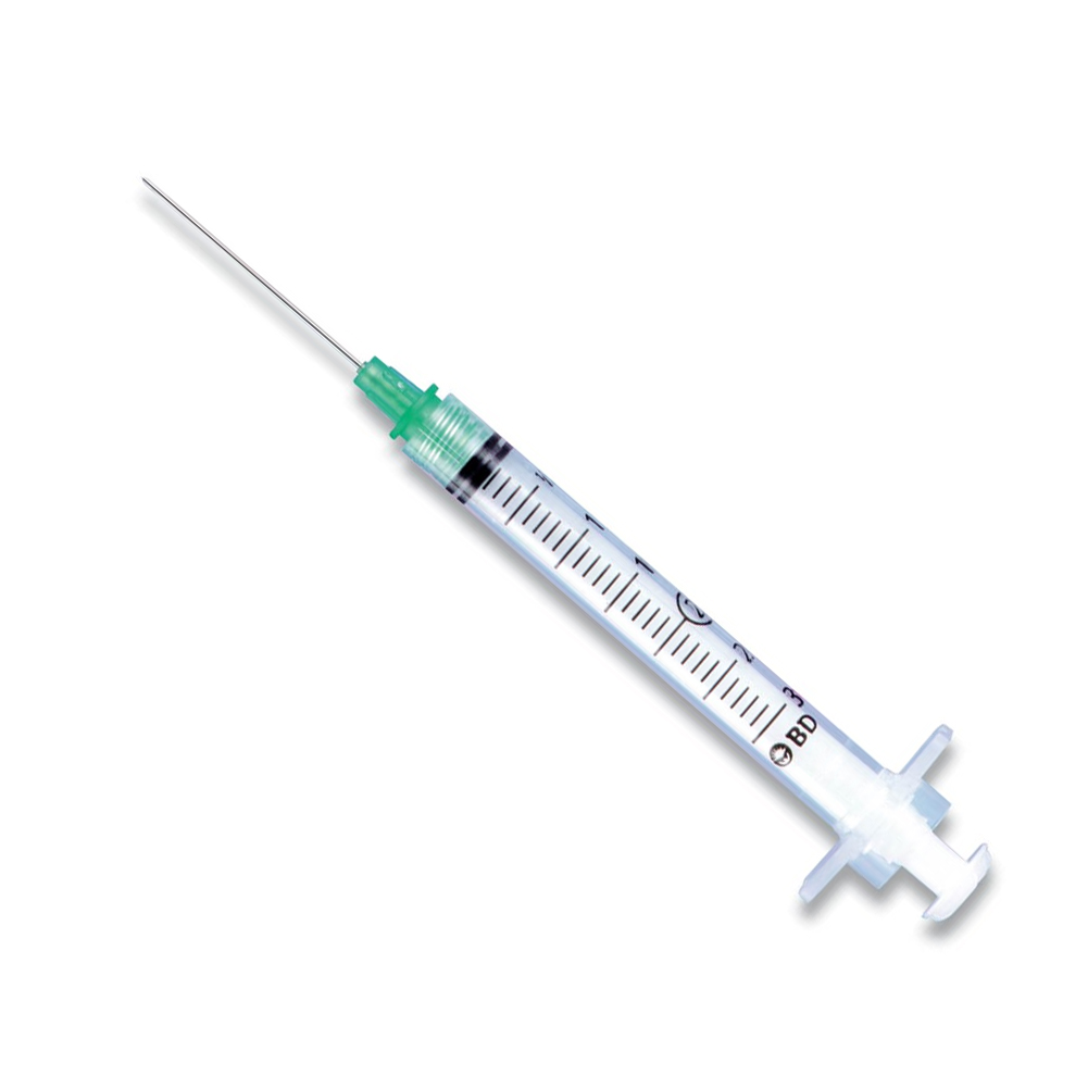 Syringe Retracting 3 mL 25G x ⅝" Detachable Needle, 100/Bx | Dealmed ...
