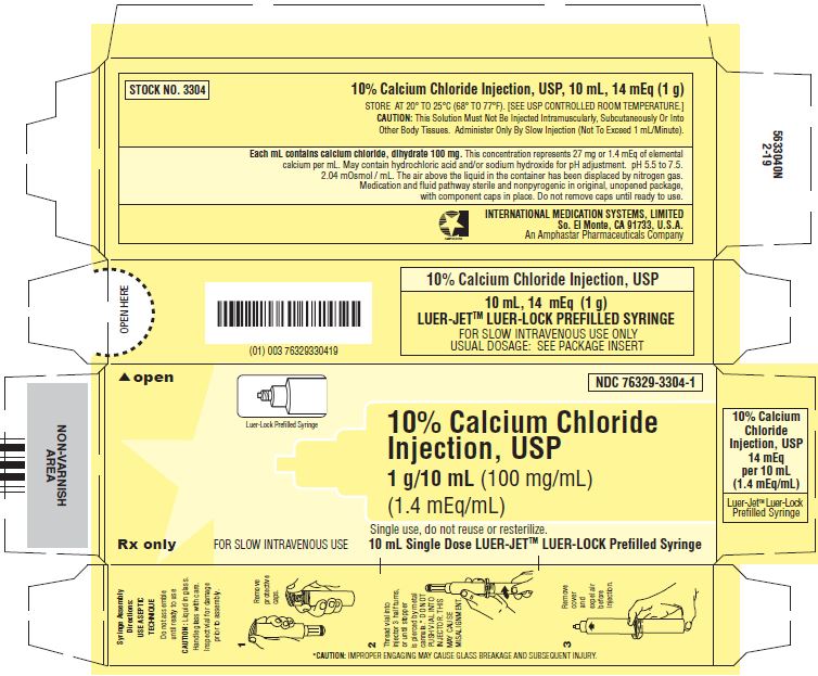 Calcium Chloride 10% 100 mg/mL 1 g/10 mL Needless PFS Luer-Jet, Ea